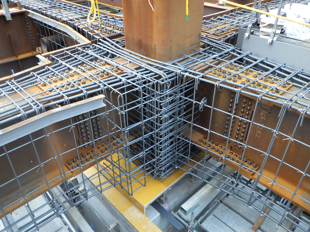 SRC造（鉄骨鉄筋コンクリート造）を施工中です！ - 愛媛県庁第二別館新築工事